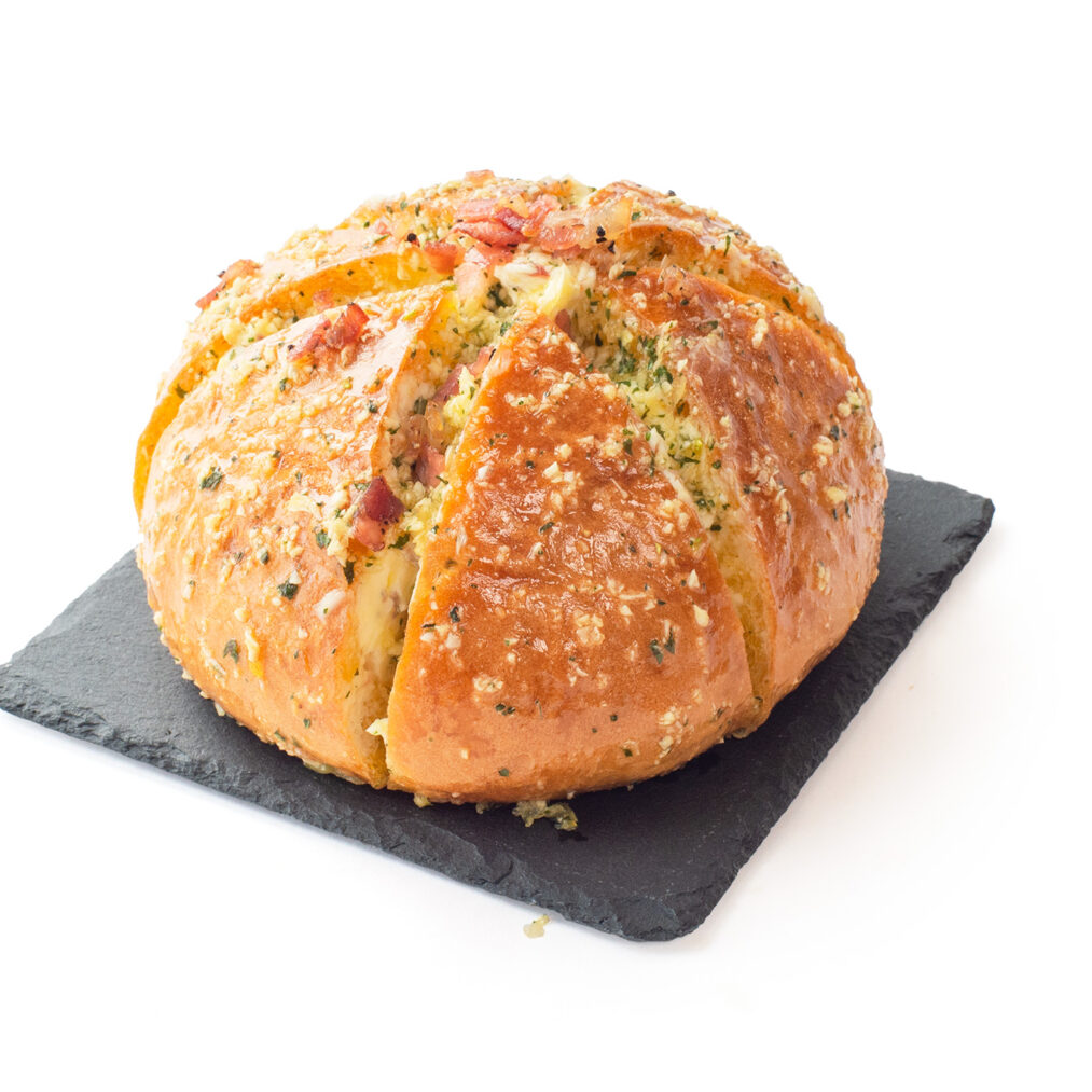 Korean Cream Cheese Garlic Bread - BREAD SECRET