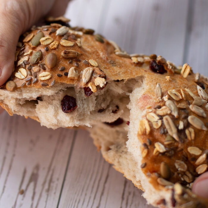 Cranberry Multi-grain Rye Bread - BREAD SECRET